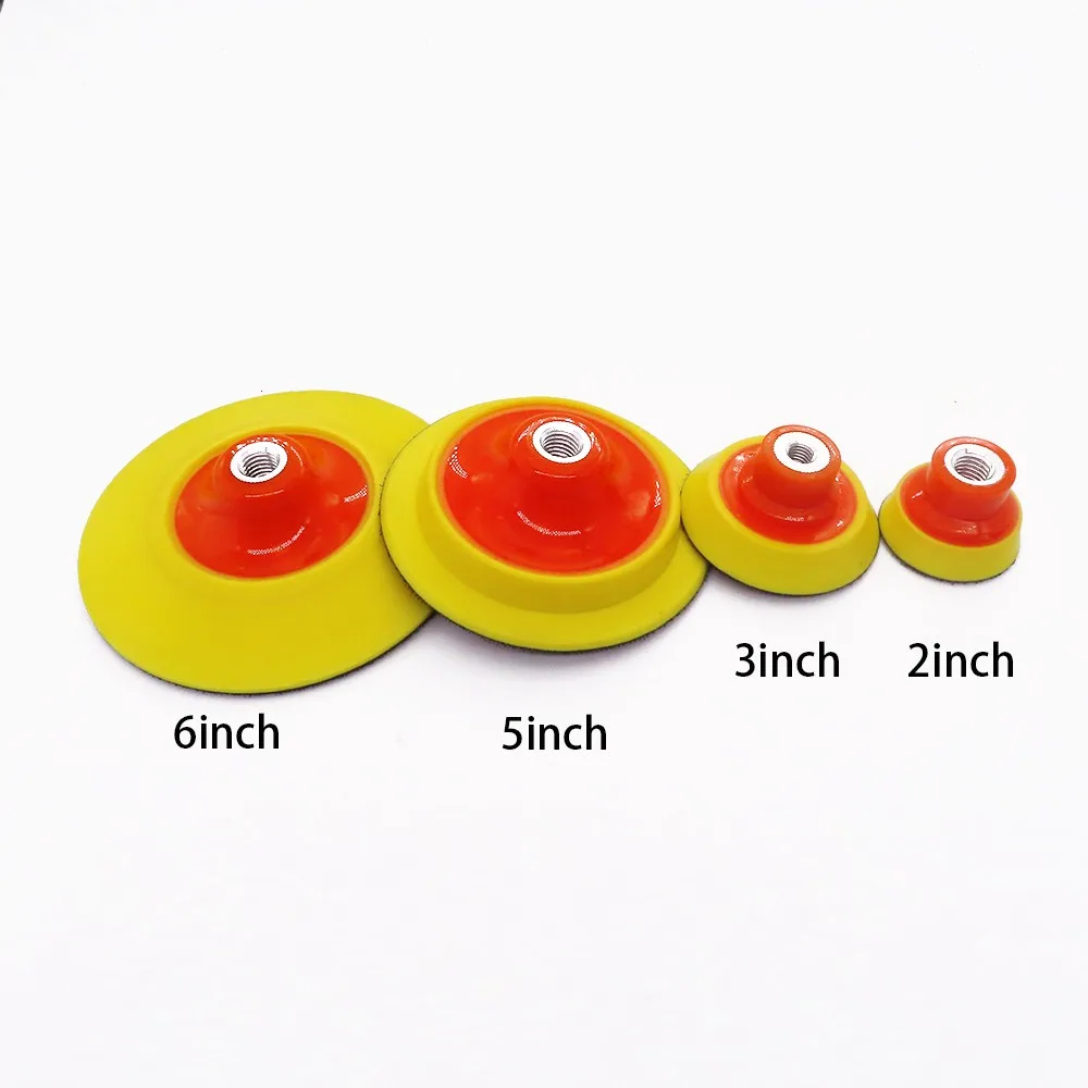 1pcs 3/4/5/6/7inch Rotary Backing Pad Hook & Loop Sanding Pad with M10 ...