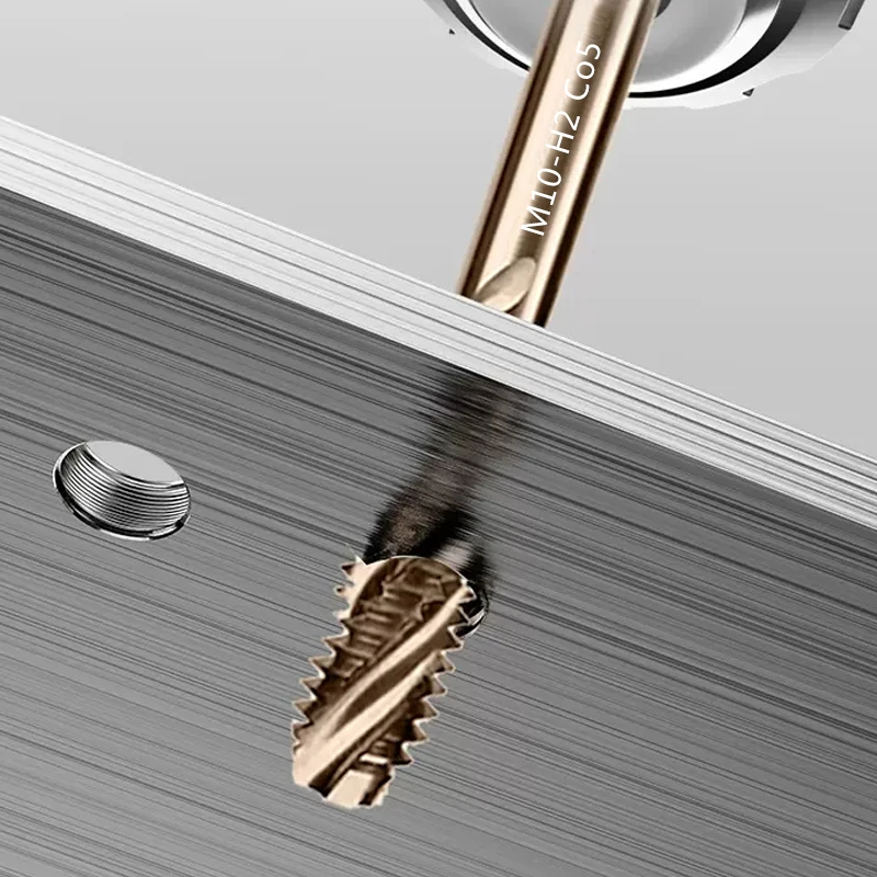 M35 HSS Co Cobalt Screw Thread Tap Drill Bit Spiral Flute Metric M3 M12 ...