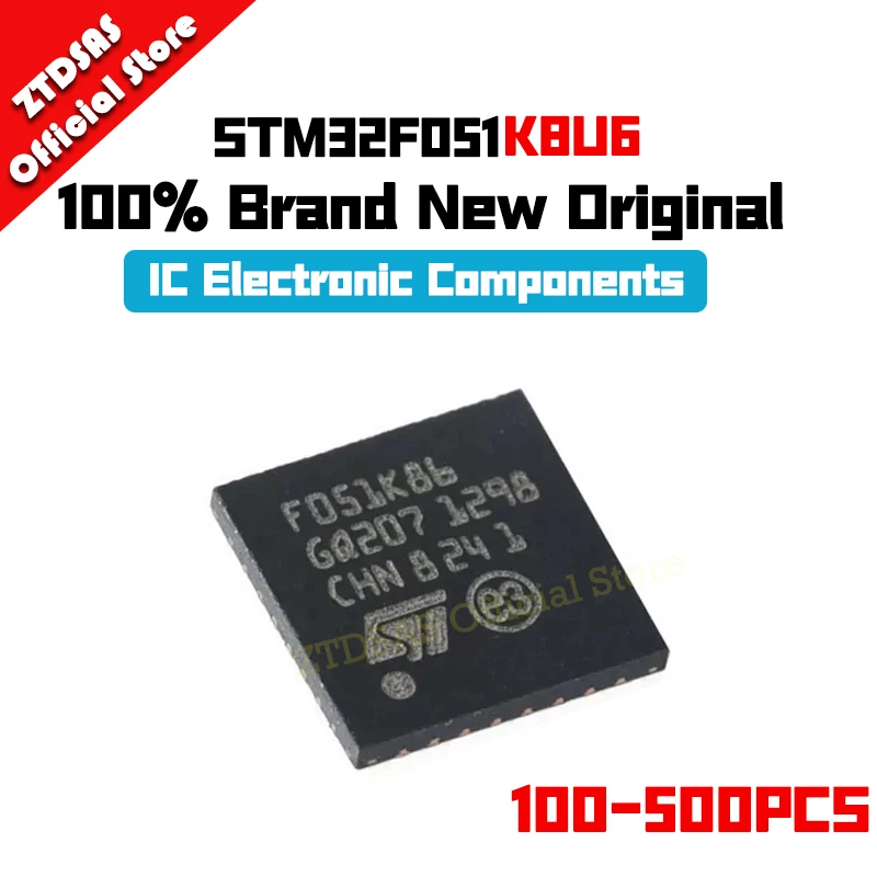 100-500Pcs-STM32F051K8U6-STM-STM32-STM32F-STM32F051-STM32F051K8-IC-MCU ...