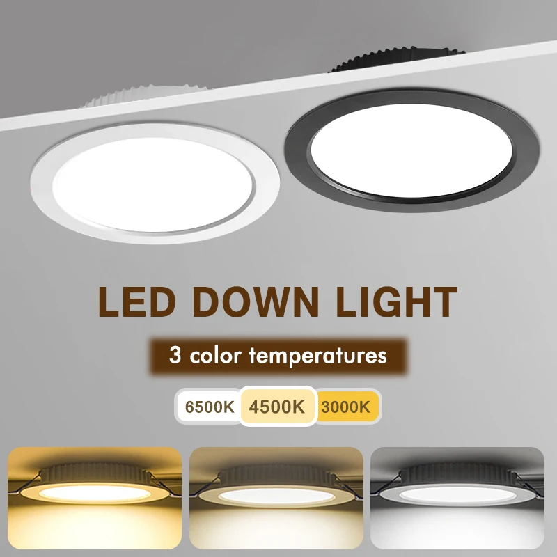 Ultra-thin-LED-Downlight-220V-Recessed-Ceiling-Lamp-Warm-Neutral-White ...