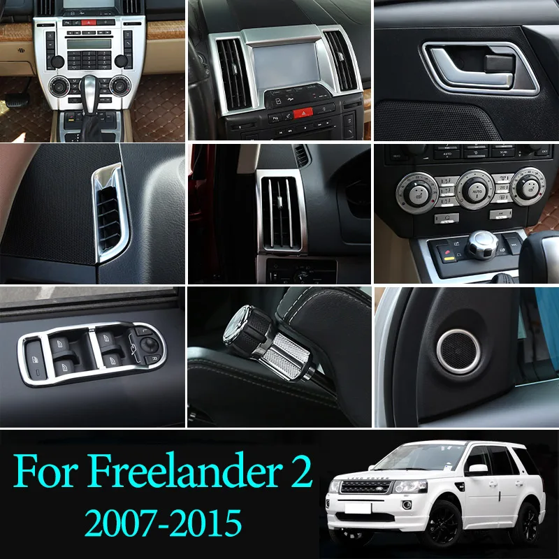 For-Land-Rover-Freelander-2-07-2015-ABS-Chrome-Interior-Center-Control ...
