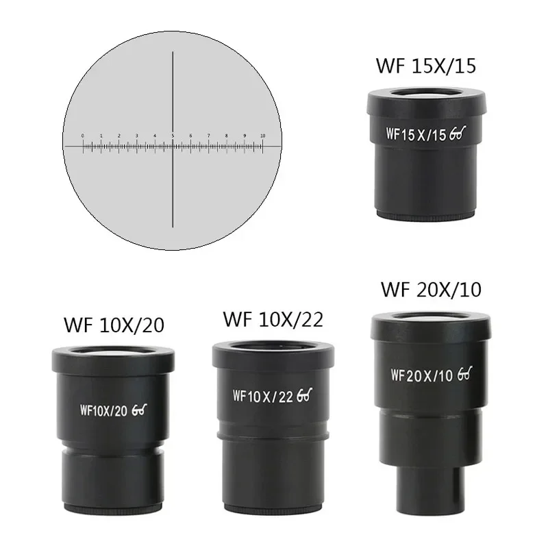 Stereo-Microscope-WF10X-WF15X-WF20X-Reticle-Wide-Angle-Field-Eyepiece ...