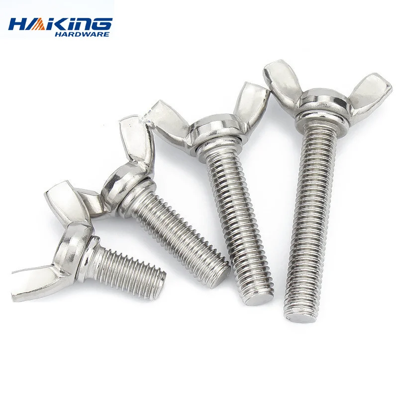 1-5pcs Wing bolts butterfly screw 304 stainless steel M3 M4 M5 M6 M8 ...