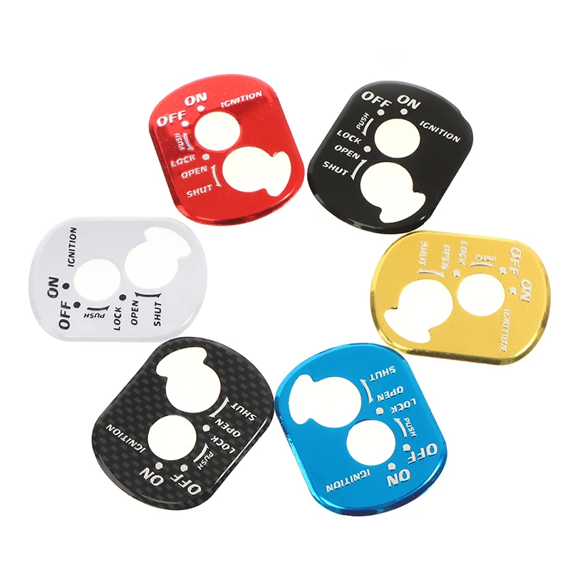 Aluminum Alloy Electric Ignition Switch Ignition Lock Metal Sticker For ...