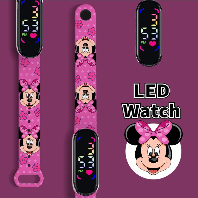 Disney-Mickey-Minnie-children-s-Cartoon-Anime-Character-Luminous ...
