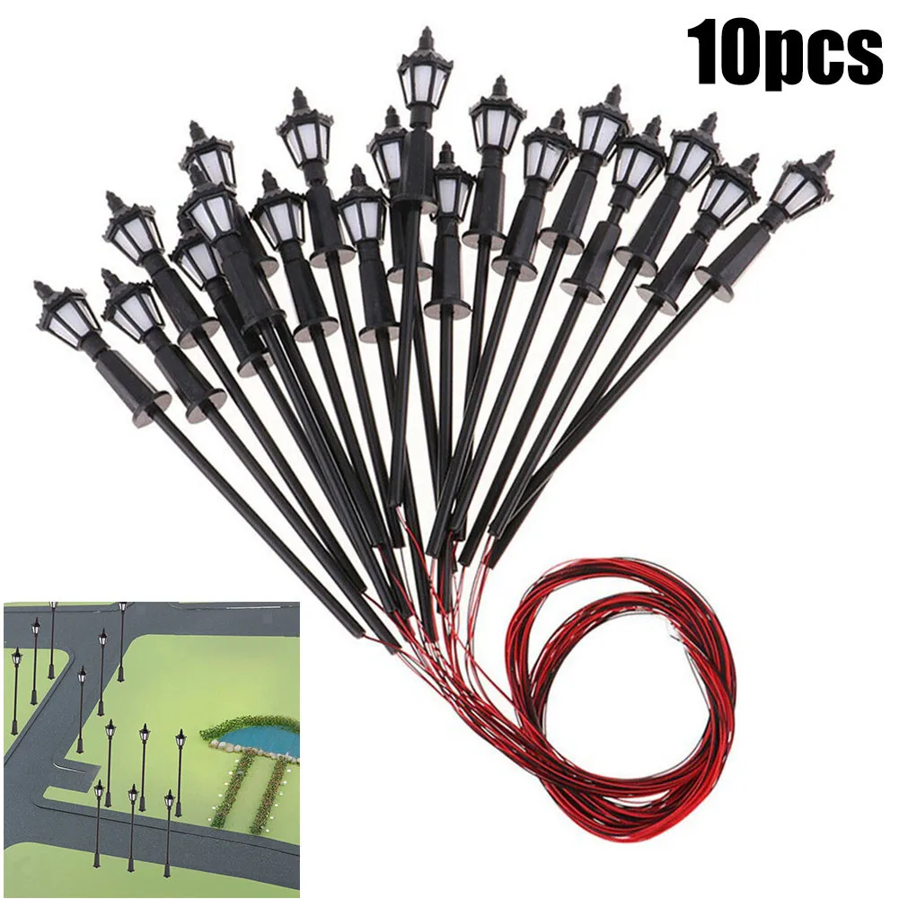 10pcs-LED-DIY-Street-Lamp-LED-Model-H0-TT-00-3V-Garden-Decoration-Light ...