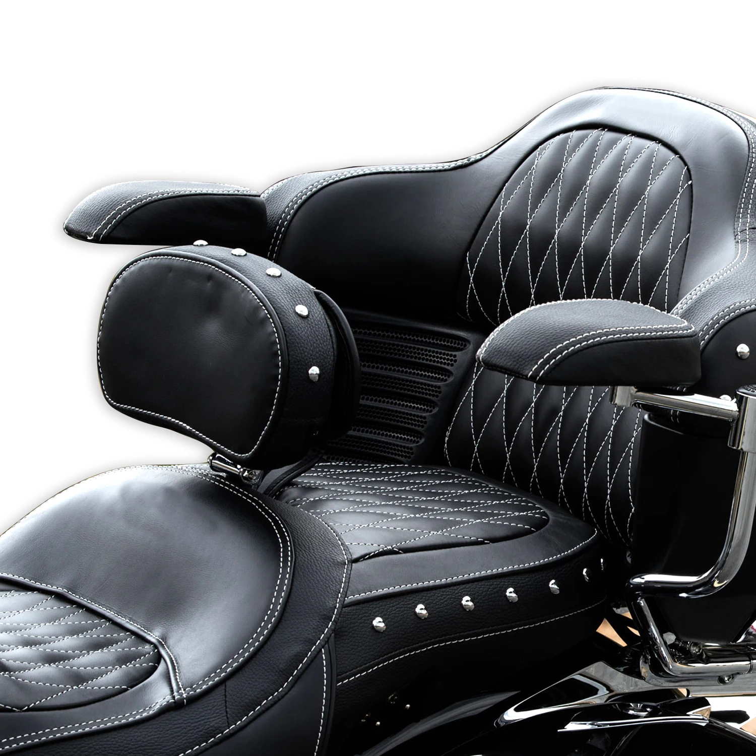 Motorcycle-Rear-Passenger-Armrests-For-Indian-Springfield-Roadmaster ...