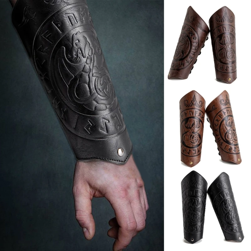 Embossed Wrist Cuffs Bracer Wristband Gauntlet for Parties and ...