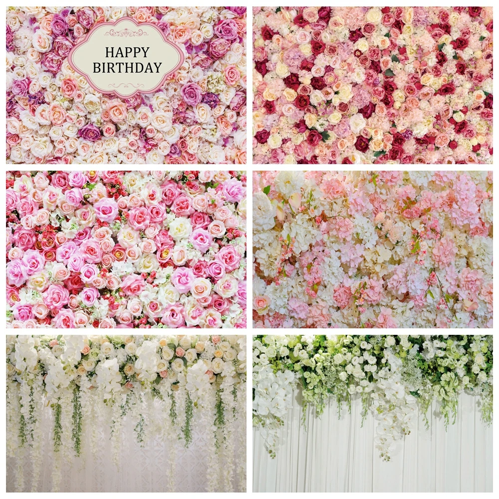 Floral-Flower-Backdrop-for-Photography-Wedding-Ceremony-Baby-Shower ...