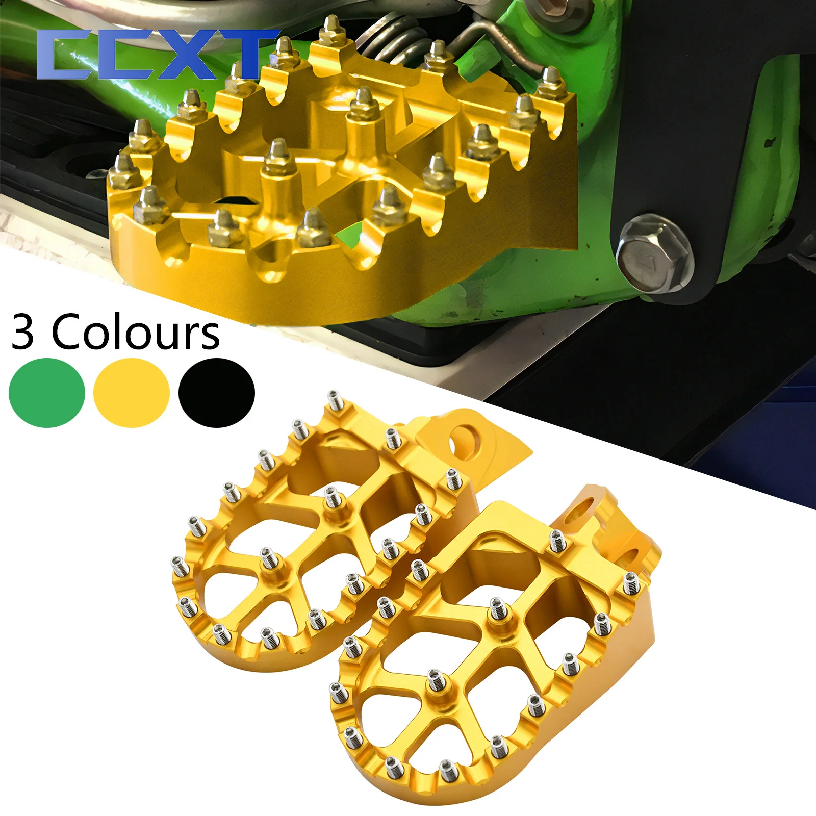 Motorcycle-CNC-Foot-Pegs-Pedals-Rest-Footpegs-For-Suzuki-RM65-2003-2005 ...