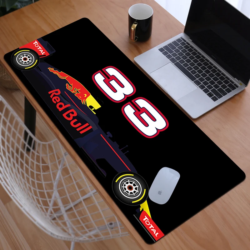 Grande mouse pad gaming laptops f1 racer 33 número teclado esteira ...