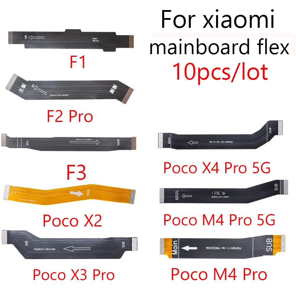 10pcs-lot-Main-Motherboard-Flex-Cable-For-Xiaomi-Mi-F1-Poco-F1-F2-M2-M4 ...