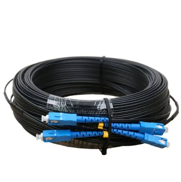 Optical-Fiber-Drop-Cable-2Core-SC-UPC-150m-Duplex-Fiber-Jumper-FTTH ...