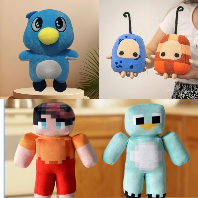 Cute Milo and Chip Plushie Plush Toy Penguin Toy Game Doll Birthday And ...