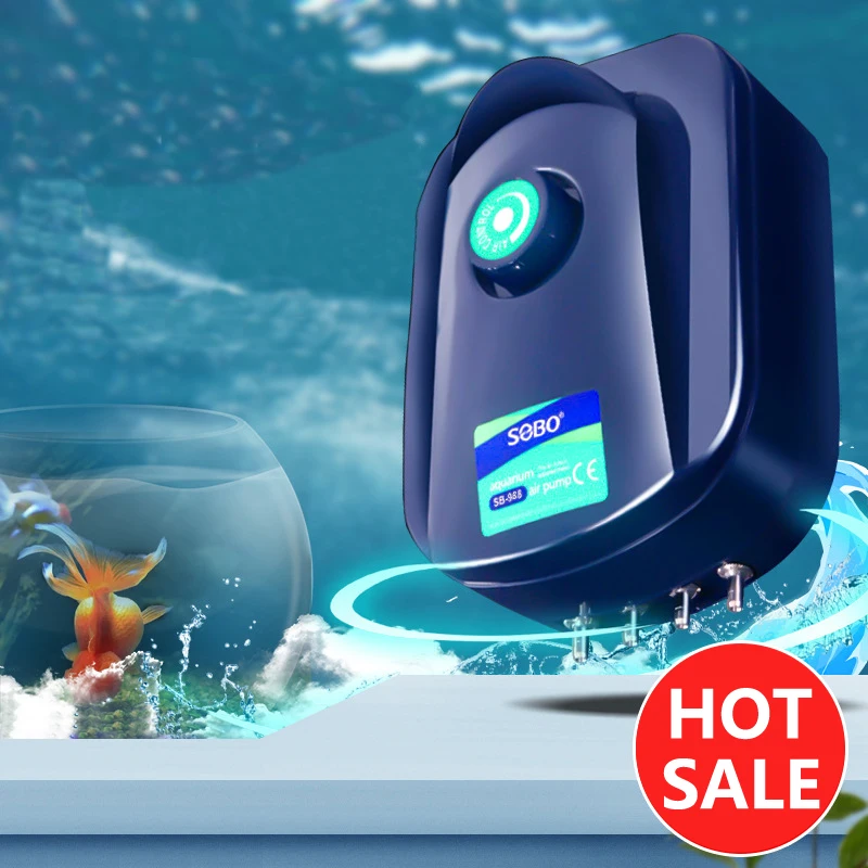 High-Power-4w-8w-12w-Fish-Tank-Oxygen-Air-Pump-Fish-Aquarium-Air ...