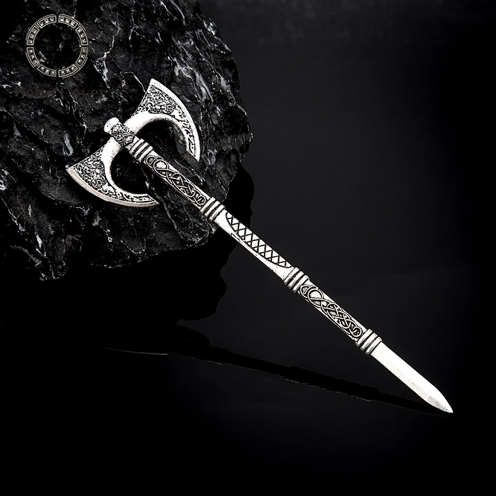 Punk-Ancient-Greece-Double-edged-Axe-Hair-Stick-for-Women-Vikings ...