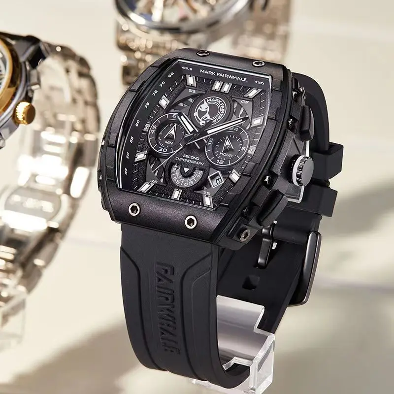 FAIRWHALE-5670-Mens-Watch-Fashion-Quartz-Watches-Calendar-Chronograph ...