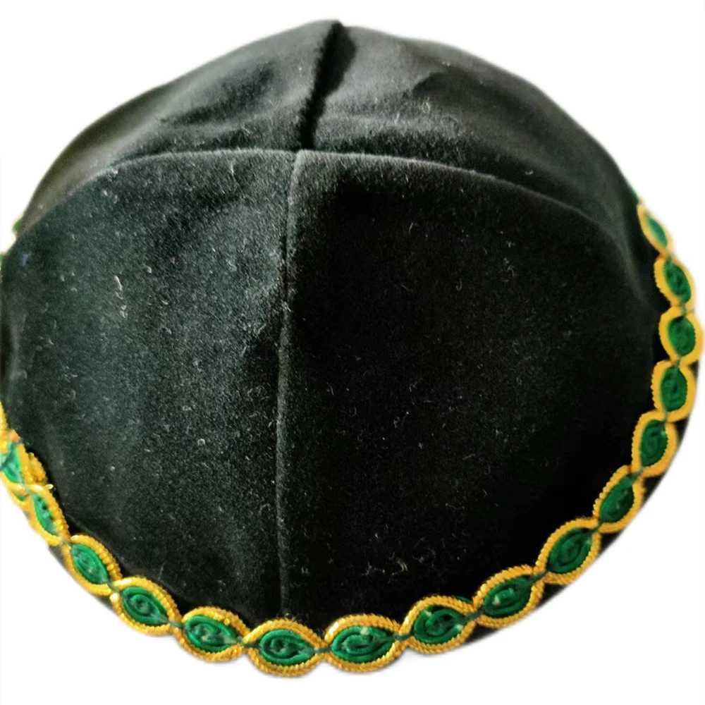 Judaica-Kippot-Stain-Hat-Kippa-Jewish-Kipa-Cotton-Yarmulke ...