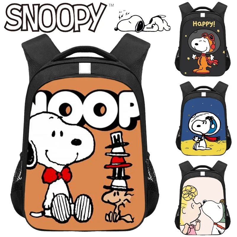 Snoopy-Cartoon-Kids-SchoolBags-Fashion-Student-Trendy-Waterproof ...