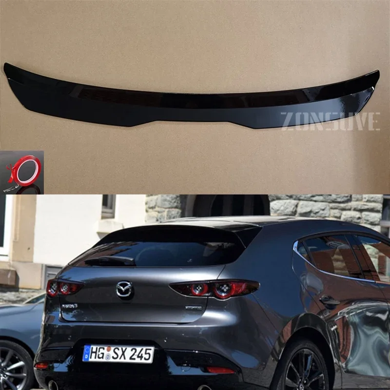 For-2019-2024-Mazda-3-Roof-Spoiler-Rear-Wing-Body-Kit-Accessories-99-CM ...