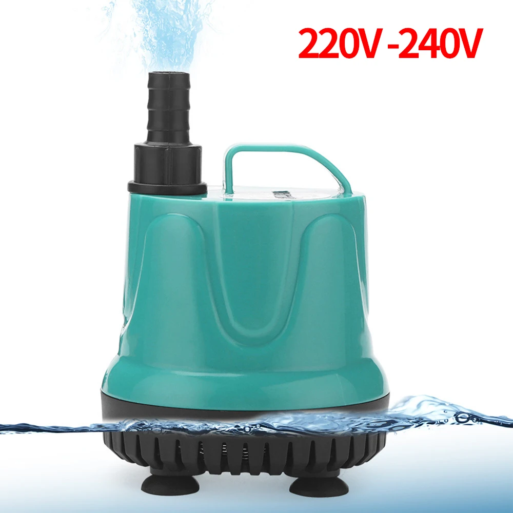 220V-240V-Water-Fountain-Pump-Filter-Fish-Pond-360-Degree-Garden ...