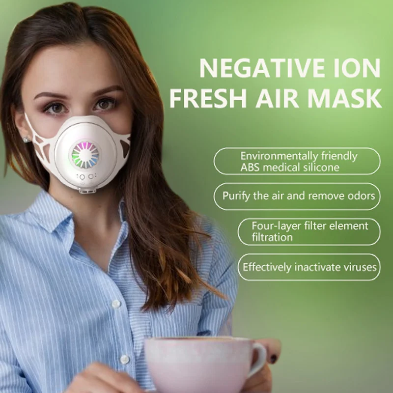 Electric-Face-Mask-Fan-Intelligent-Air-Purifying-Respirator-Facemask ...