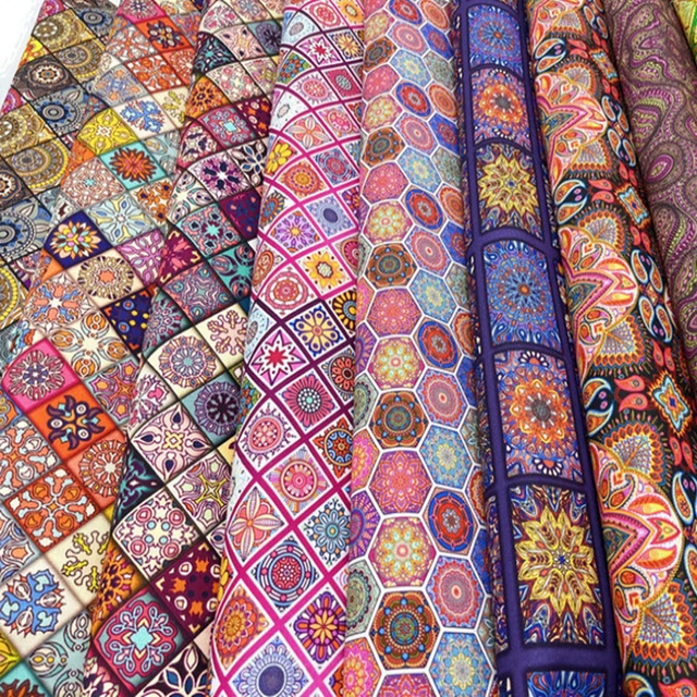 Bohemian Pattern Fabric