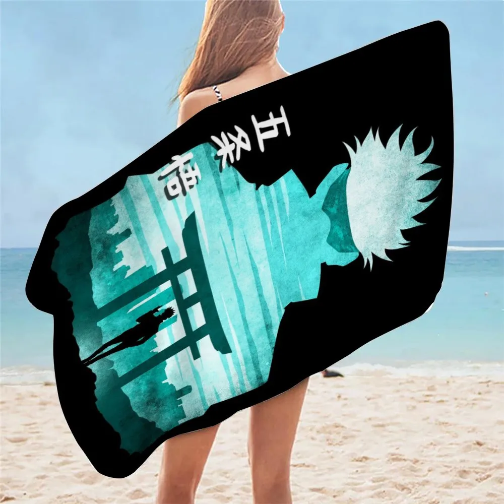 Satoru-Gojo-Jujutsu-Kaisen-Bath-Towel-beach-towel-female-printed-long ...