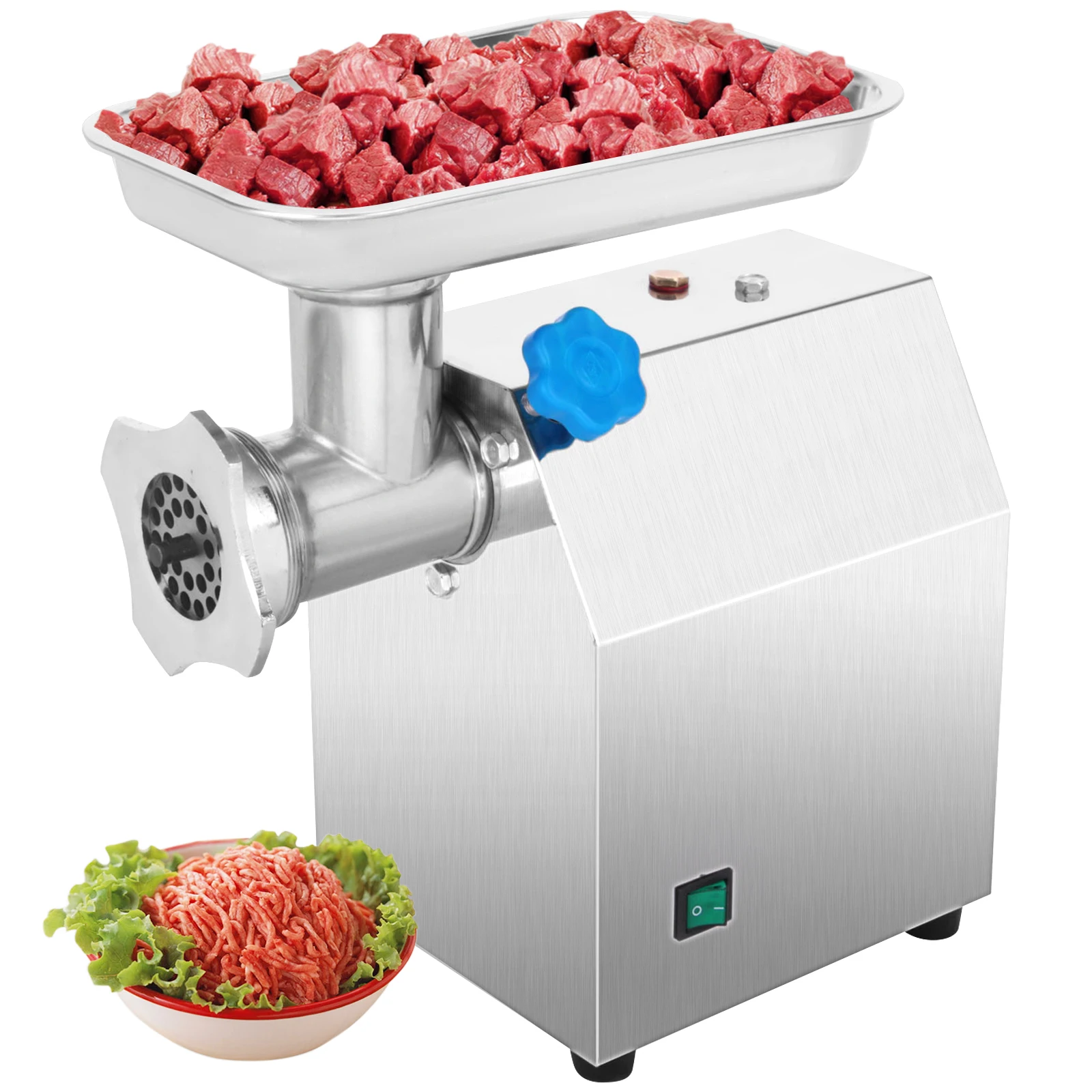 VEVOR-Electric-Meat-Grinder-850W-122Kg-H-Meat-Mincer-190-r-min-Sausage ...