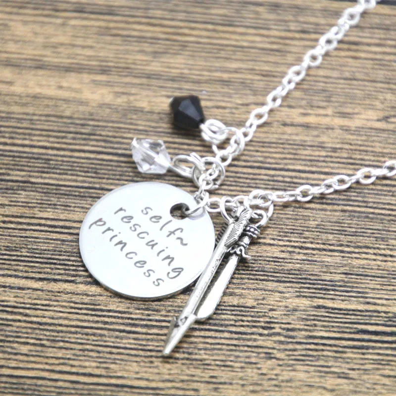 12pcs-lot-Self-Rescuing-Princess-Necklace-Empowering-Fairytale-Jewelry ...