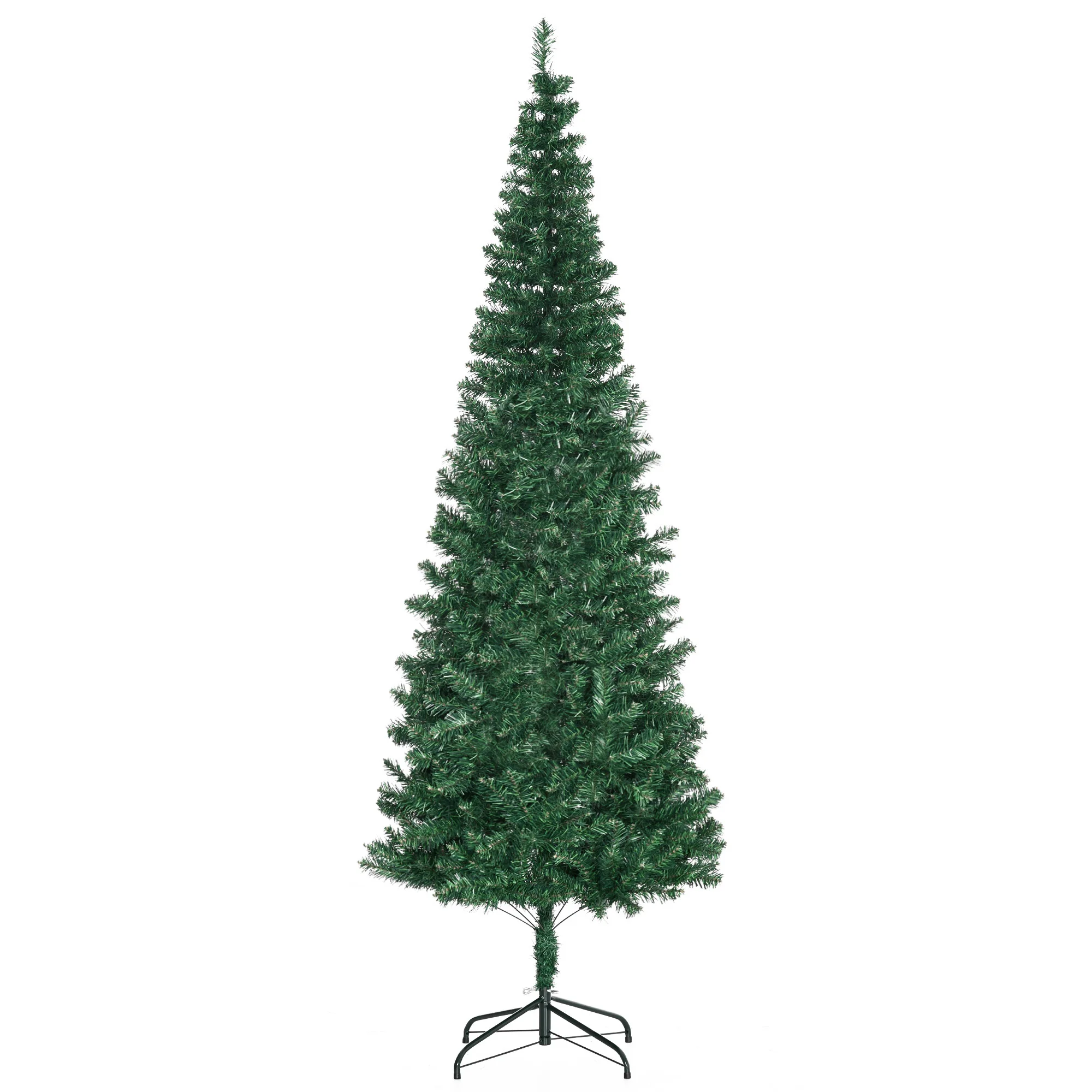 HOMCOM-210-cm-Fireproof-Artificial-Christmas-Tree-with-631-PVC-branch ...