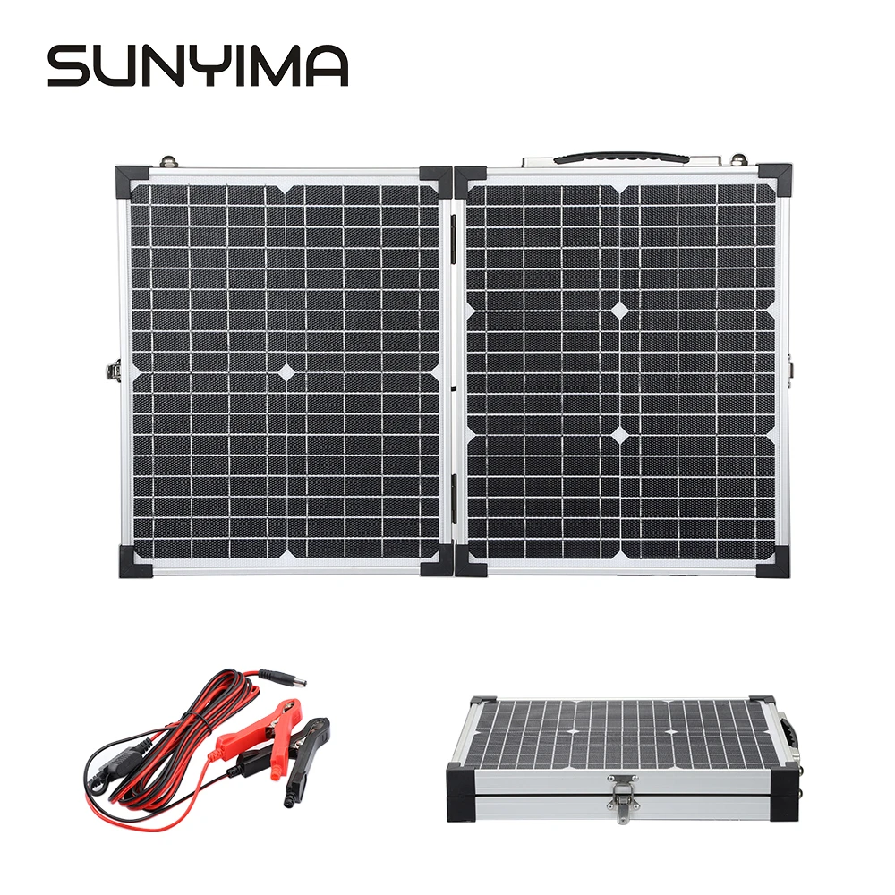 SUNYIMA Foldable Monocrystalline 450*360 18V 40W Folding Solar Panel ...