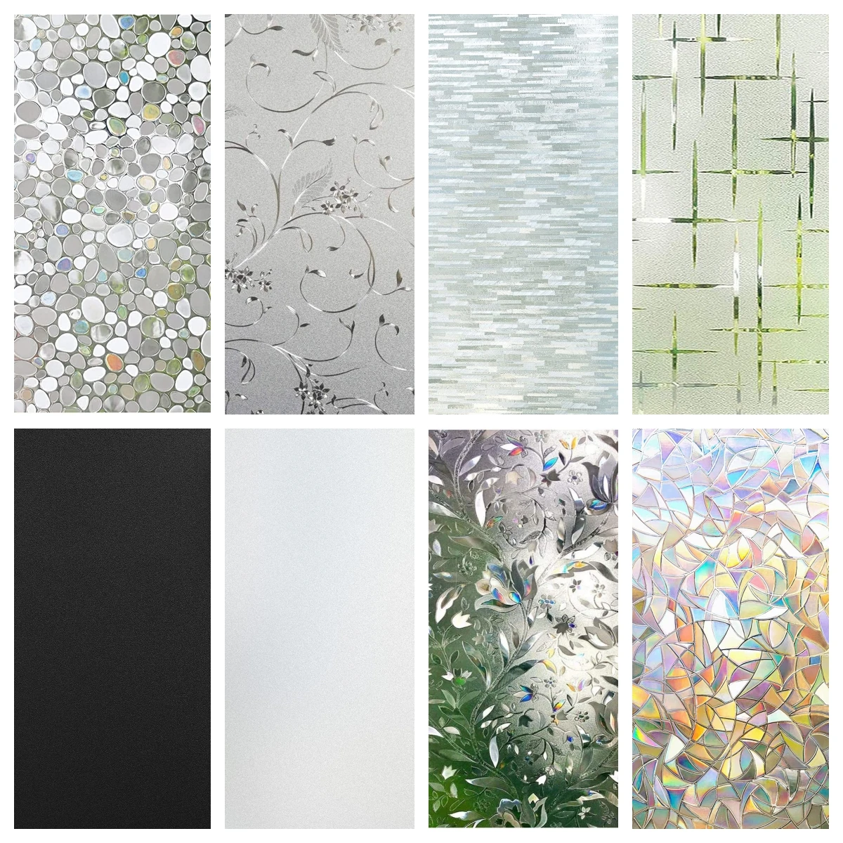 Window-Privacy-Film-Rainbow-3D-Decorative-Glass-Vinyl-Stained-Glass ...