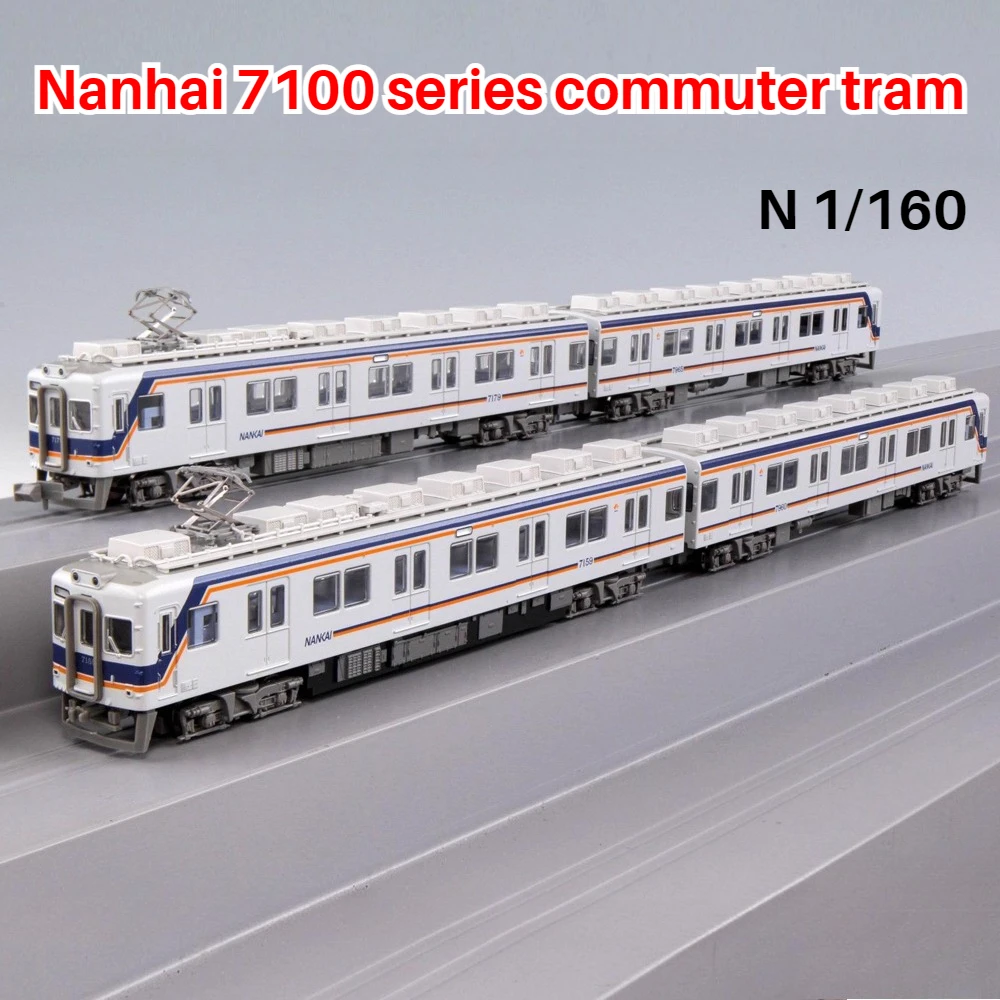 N-type 1/160 Train Model A6372 Nankai 7100 Series Commuter Train New ...
