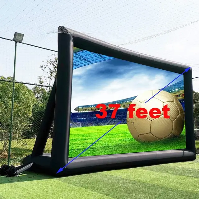 20/30ft Huge Inflatable Projector Screen Blow Up Outdoor Movie Screens ...