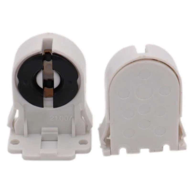 5 pçs t10 t8 pbt suporte da lâmpada g13 led luz base conversor parafuso ...