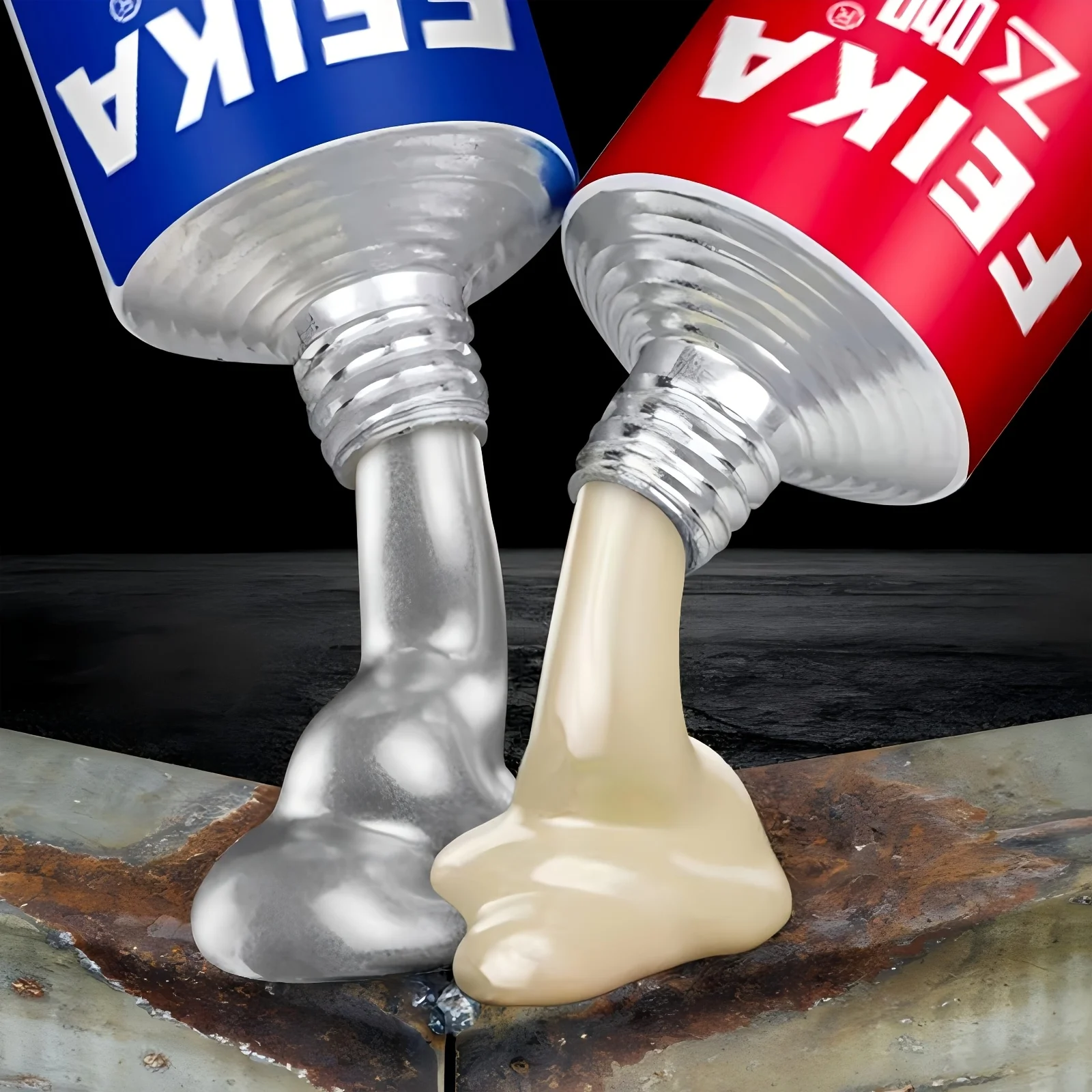 1set Durable Aluminum Metal Repair Epoxy Adhesive Glue, No Power ...