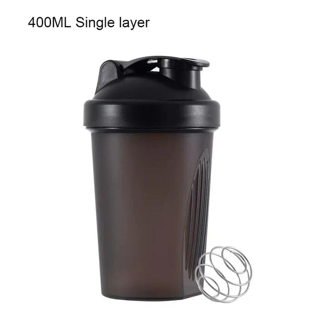 3 Layer Shaker Bottle Protein Mixing Shake Cup Sports Fitness Water Cup 550ml Scaled Plastic ...