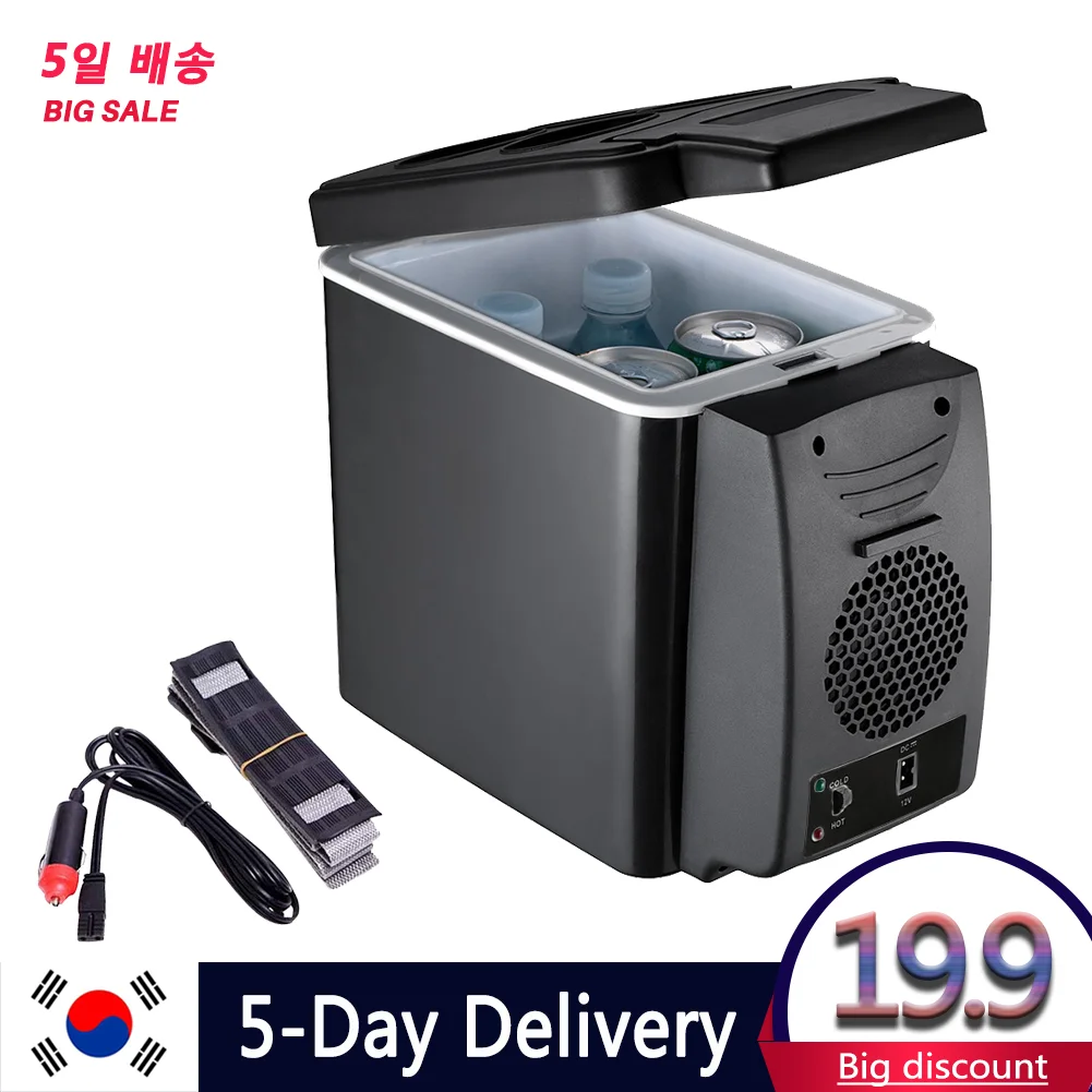 Mini Réfrigérateur De Voiture 6l 12v, Glacière Et Chauffage Léger, Boîte Isolante À Double Usage ...