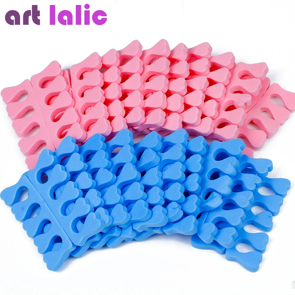 20Pcs EVA Foam Toe Separator Soft Nail Tools Finger Feet Care Braces ...