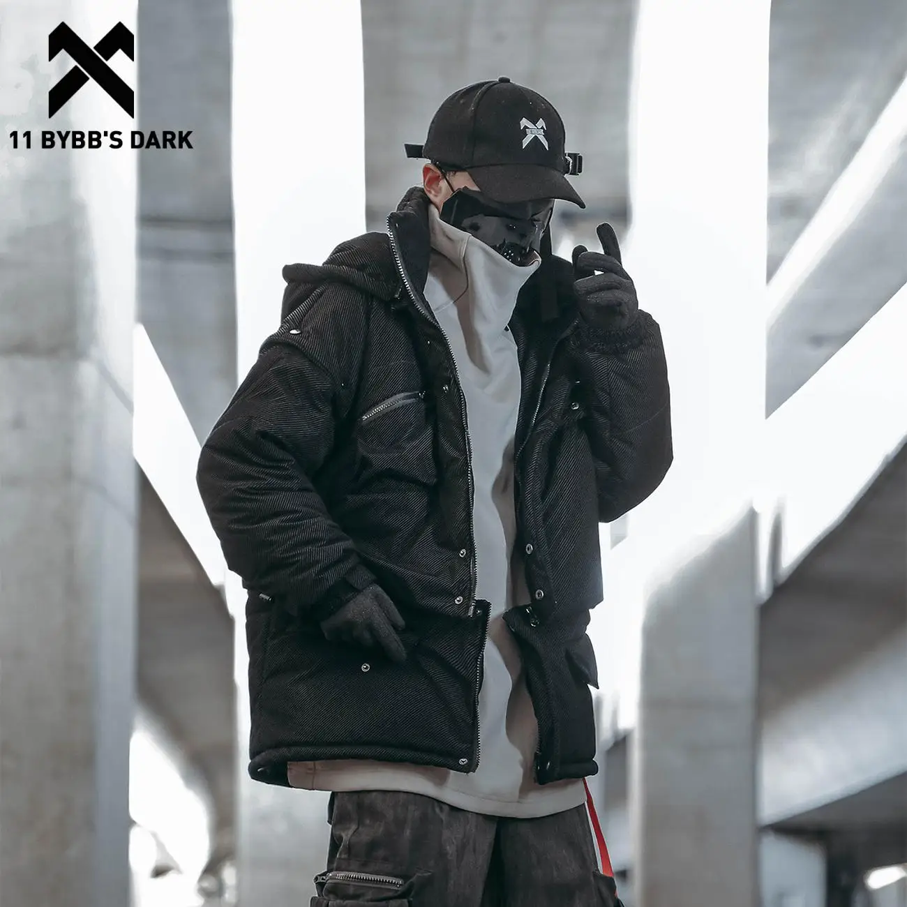 Harajuku Hip Hop Winter Jacket | Men Hip Hop Winter Jackets - 2023 ...