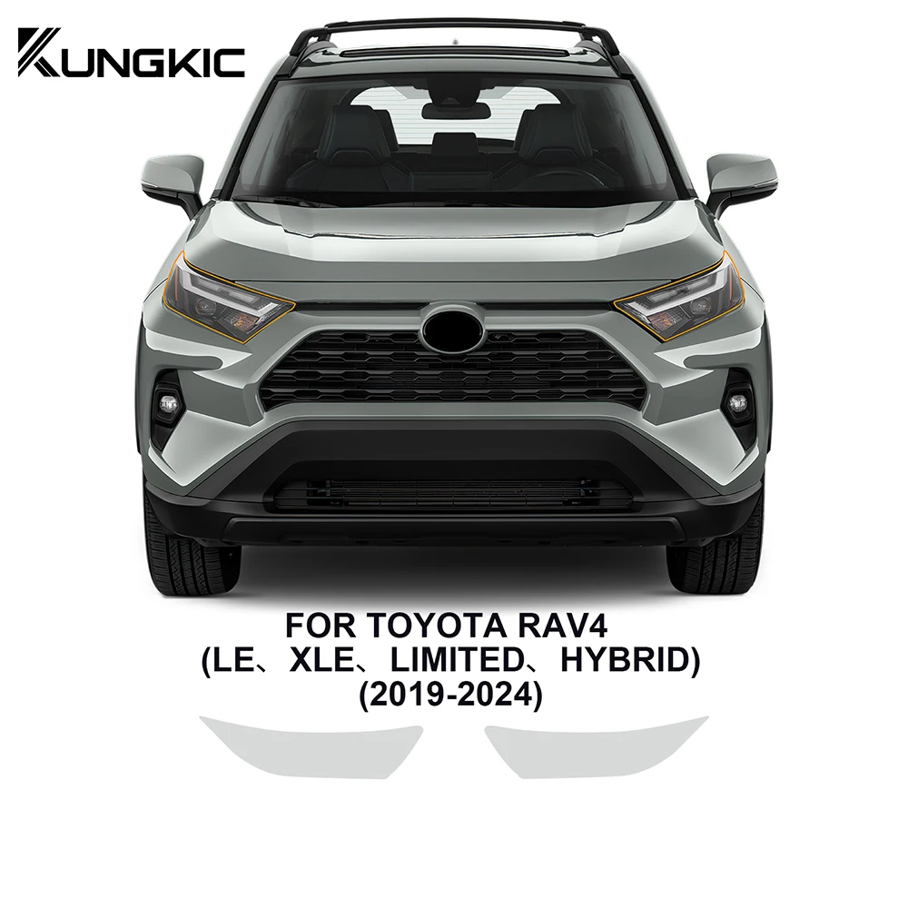 KUNGKIC-for-Toyota-RAV4-Hybrid-XA50-2019-2024-Front-Headlight-Precut ...