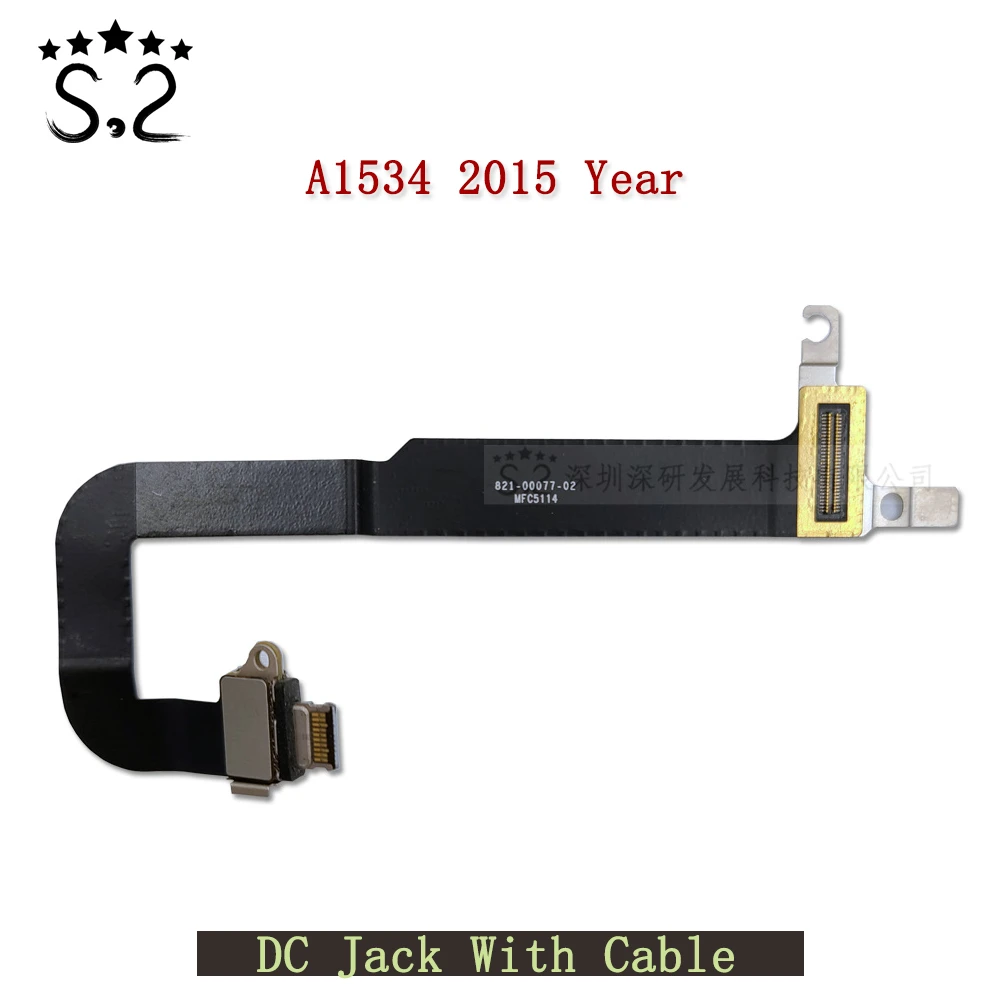 Original A1534 Dc Jack With Cable For Macbook 12 Original A1534 Dc Jack With Cable For Macbook 12