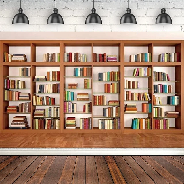 Graduation Bookshelf Background