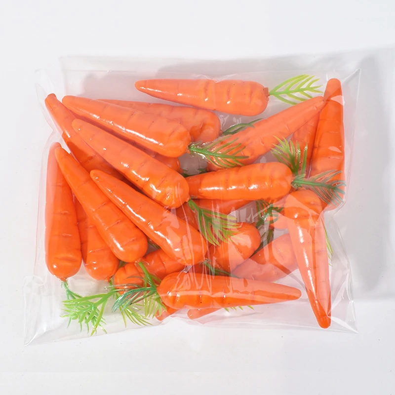 25/50pcs Mini Fake Vegetable Simulation Easter Plastic Artificial ...