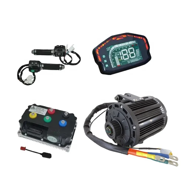 QSMOTOR 138 90H 4000W 7500W Max Continuous Mid Drive Motor Conversion ...