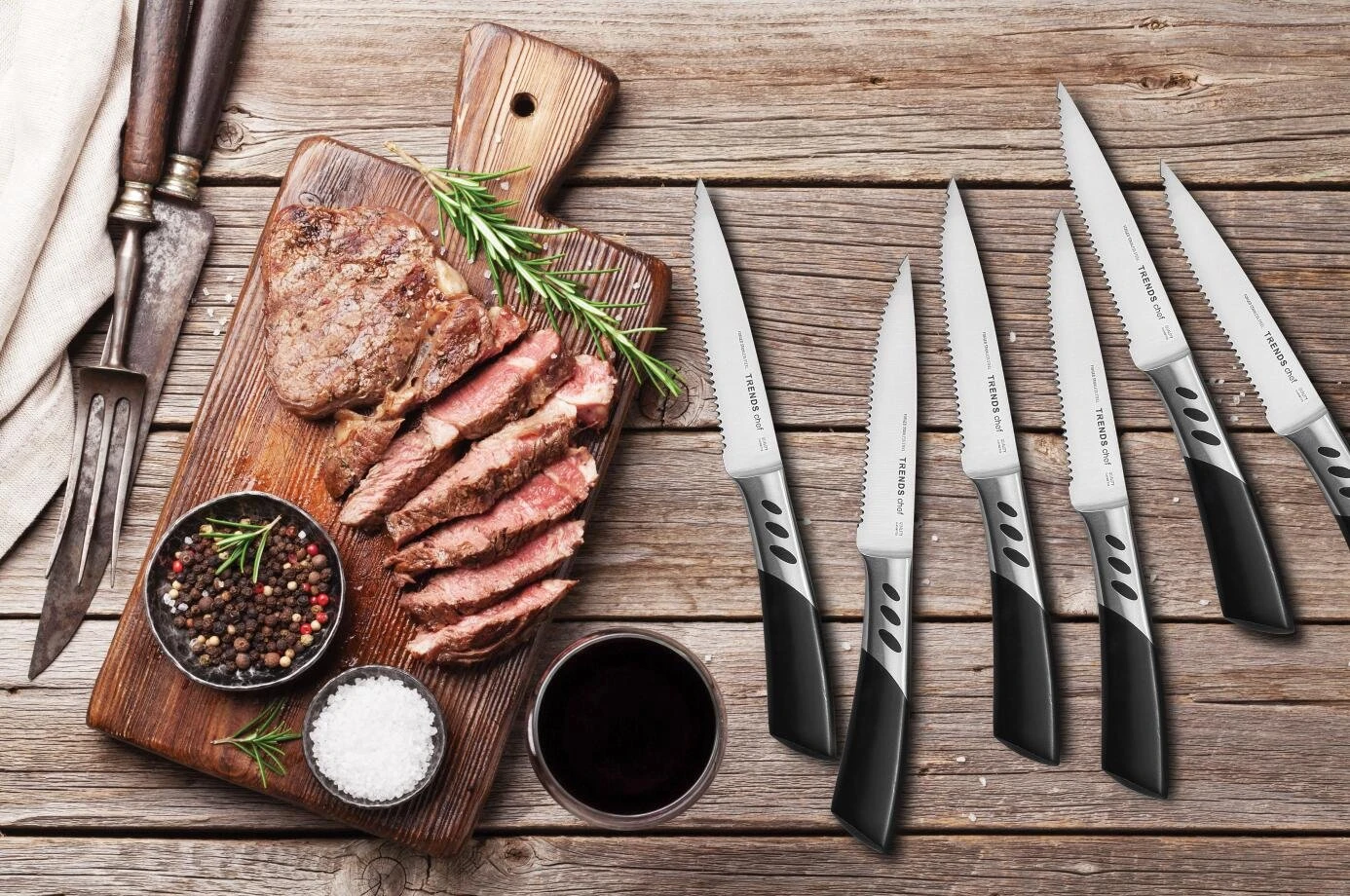 Stainless Steel Steak Knives Set | Stainless Steel Dinner Knife ...