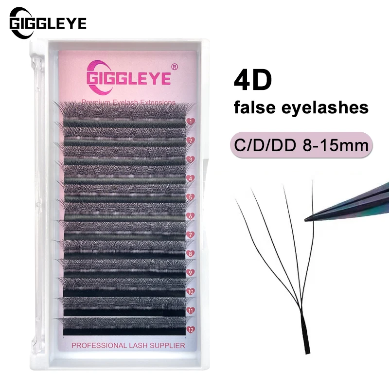 4D-W-Shape-Lashes-C-D-DD-8-15MM-Clover-Bloom-Handmade-Premade-Volume ...