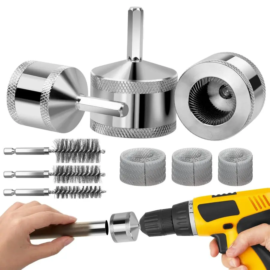 2 3 4 1 Metal Copper Pipe Cleaner Set with Replaceable Blades, Tube ...
