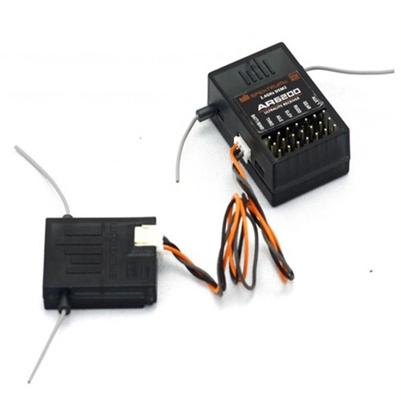 Specktrum DSM2 AR6200 2.4GHz 6 Channel Receiver W Satellites for DX6i ...